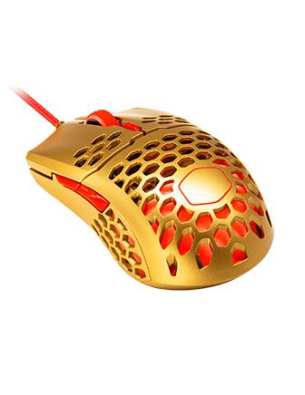COOLER MASTER MM711 RGB GAMING MOUSE GOLDEN RED EDITION