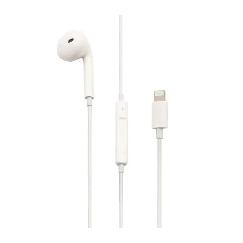 Porodo Mono Earphone With Lightning Connector - White