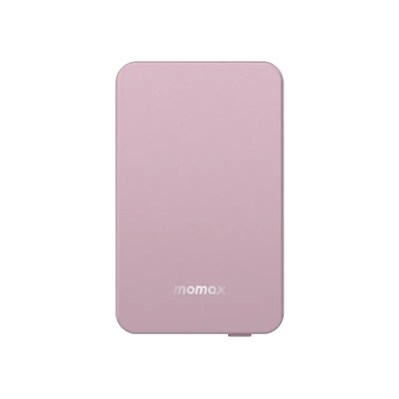 Shop Momax Q.Mag Power 6 Magnetic Wireless Battery Pack 5000mAh - Pink ...