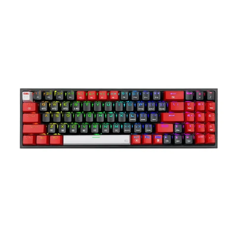 Shop Redragon Pollux Pro Wired/2.4G/BT 78 Keys Gaming Keyboard - Dust ...
