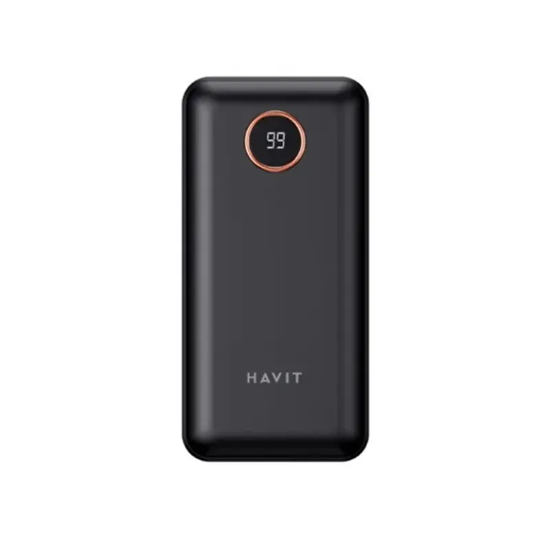 Shop Havit PB75 Power Bank With Cable 20000mAh - Black at the best ...