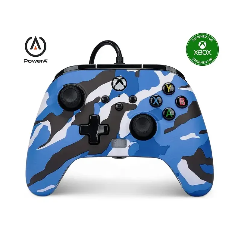 Shop PowerA Enhanced Wired Controller for Xbox Series X|S - Blue Camo ...