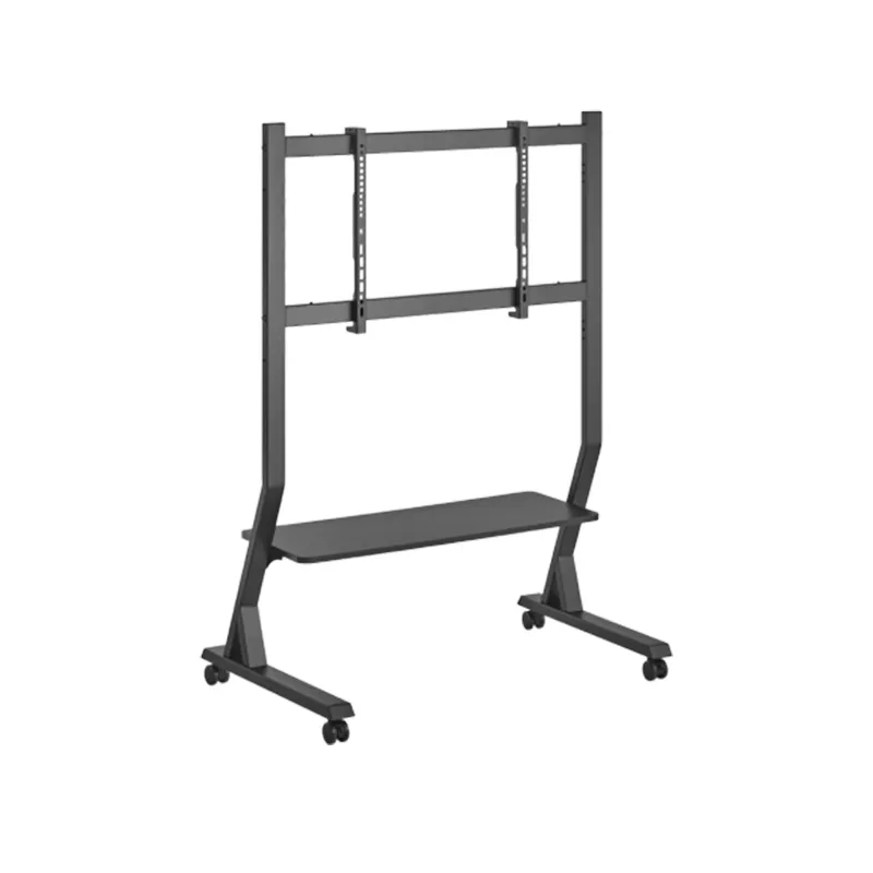 Lumi Mobile Gaming Tv Stand Cart With Shelf And Wheels For 45-90 Inch ...