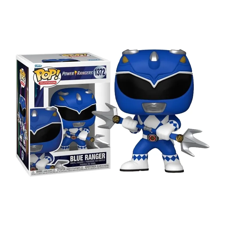 Shop Funko Pop: Power Rangers- Blue Ranger (30th Anniversary) at the ...