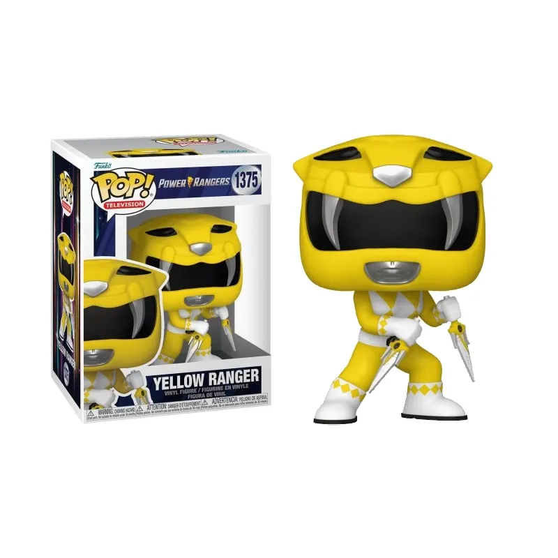 Shop Funko Pop: Power Rangers- Yellow Ranger (30th Anniversary) at the ...