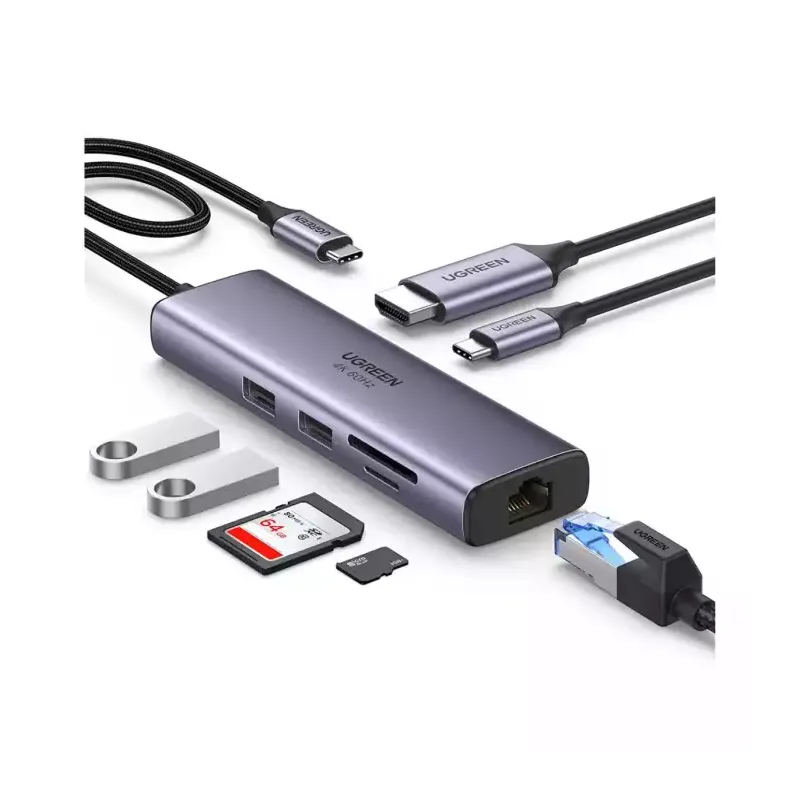 Shop Ugreen Usb-c 7-in-1 Multifunction Adapter 4k@60hz Hub at the best ...