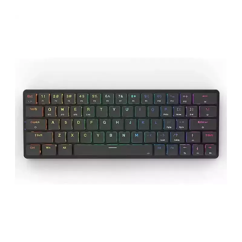 Shop Redragon Elise Pro K624p-kbs 2.4g/bluetooth/wired 63 Key Low ...