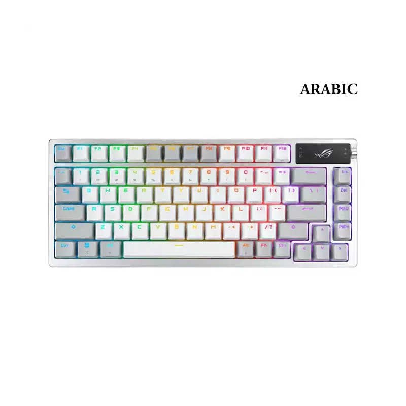 Asus Rog Azoth 75% Rgb Wireless Mechanical Gaming Keyboard - White - Ar ...