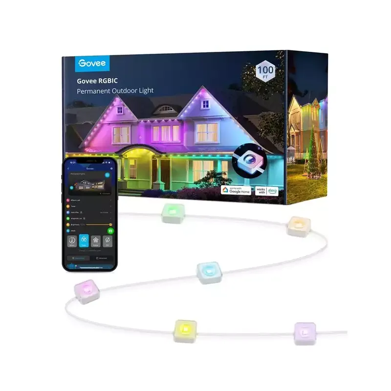 Govee RGBIC LED Permanent Outdoor Lights 100Ft (30m)