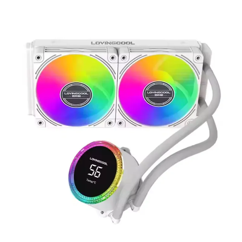 Shop Lovingcool Lc-240-t Rgb Cooler With Display - White at the best ...