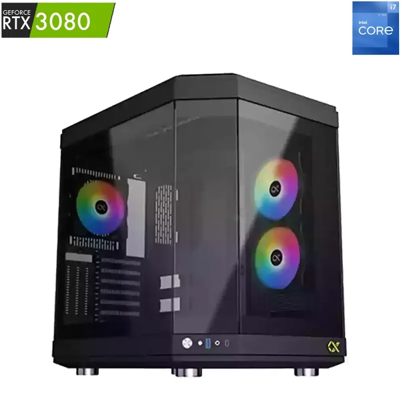 Xigmatek Cubi Type C Intel Core I7 - 12th Gen Rtx 3080 Gaming Pc - Black