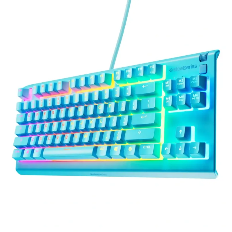 SteelSeries Apex 3 TKL RGB Gaming Keyboard - Aqua (US Layout) for ...