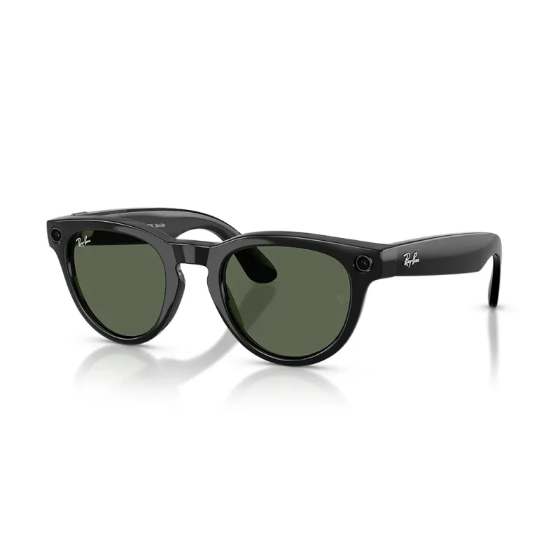 Meta Ray-Ban AI Glasses Headliner RW4013 601/7150 - F-Shiny Black/L-G15 ...