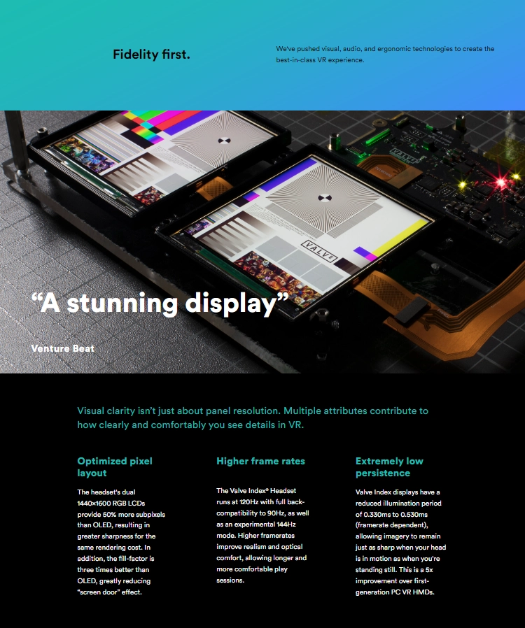 Valve Steam Index VR Full Headset Kit