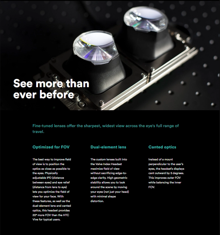 Valve Steam Index VR Full Headset Kit