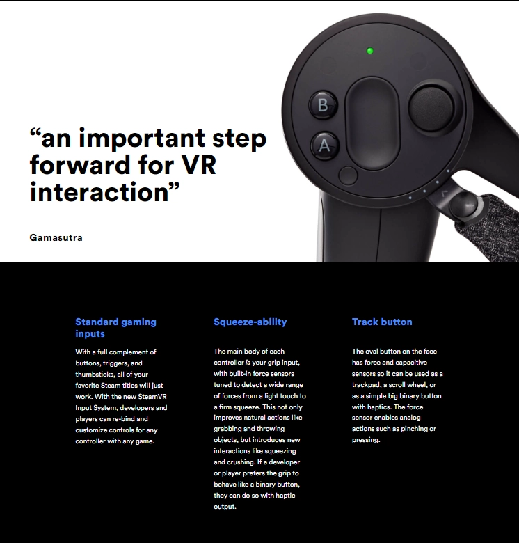 Valve Steam Index VR Full Headset Kit