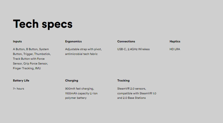 Valve Steam Index VR Full Headset Kit