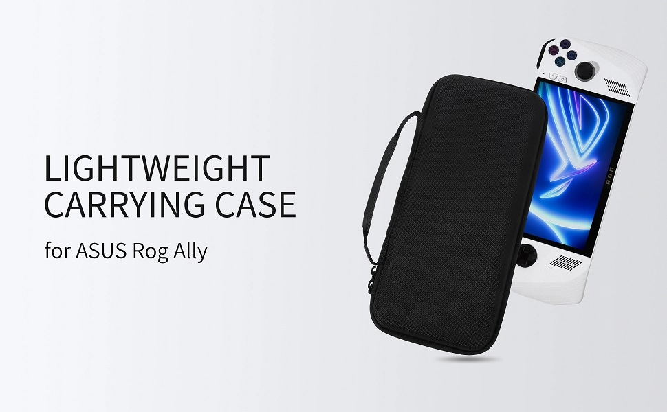 Shop Asus Rog Ally Portable Hard Shell Carrying Case - Black/Blue at ...