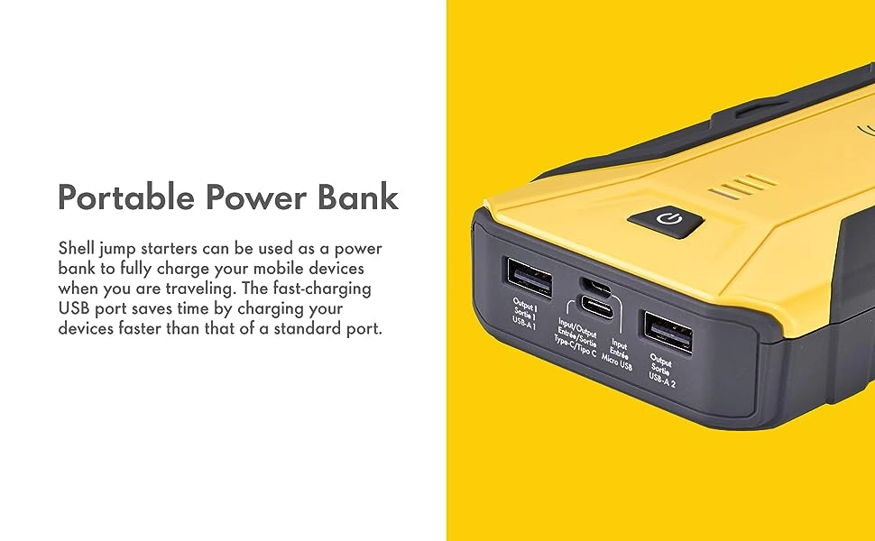 Shell Jump Starter Sh916wc 16000mah 1200a 12v Portable